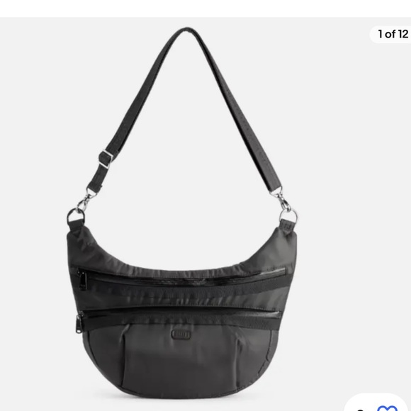 lug | Bags | Lug Hippy Rfid Nylon Crossbody Bag Grey Travel Packable ...